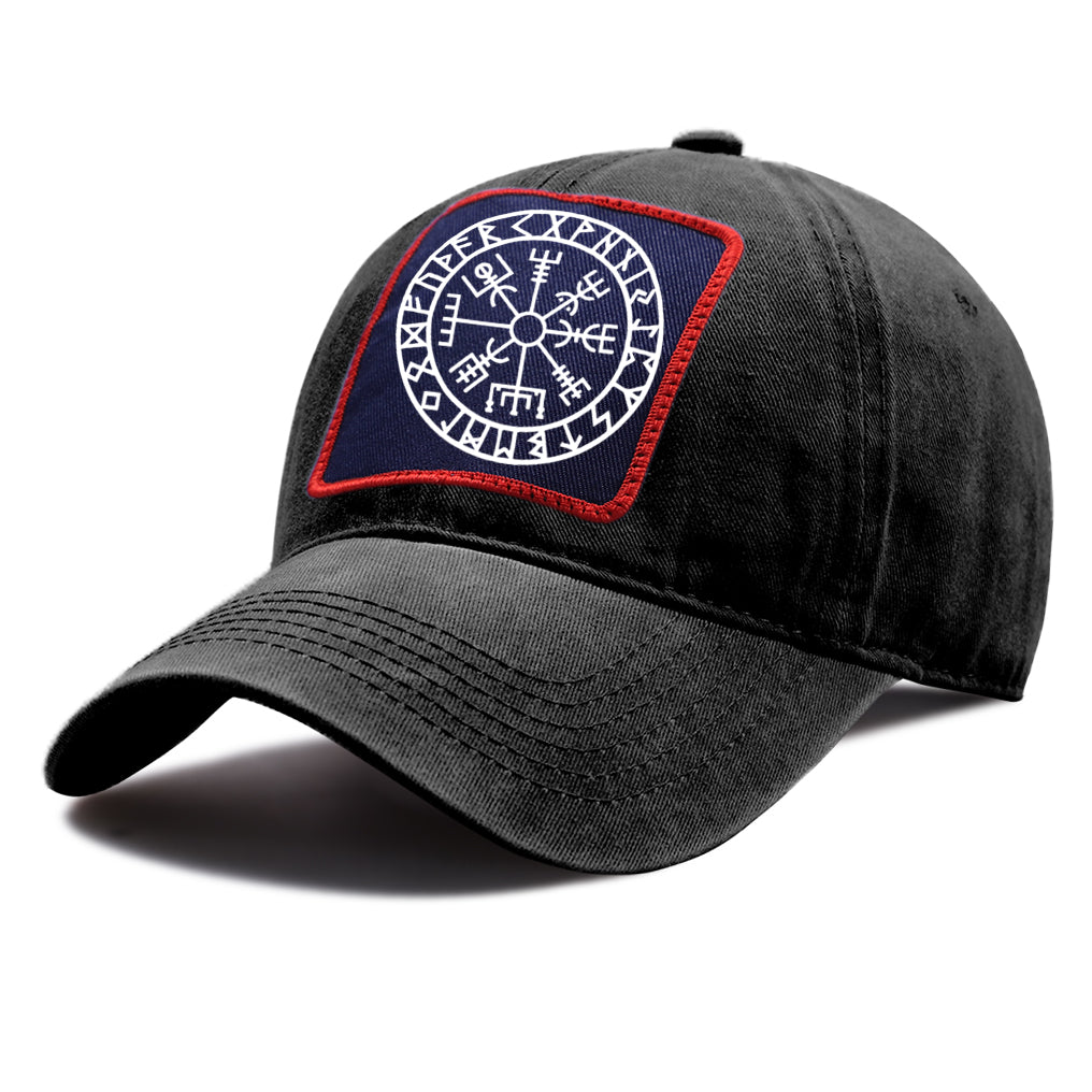 Vegvisir With Runes Cap – Valhalla Vikings
